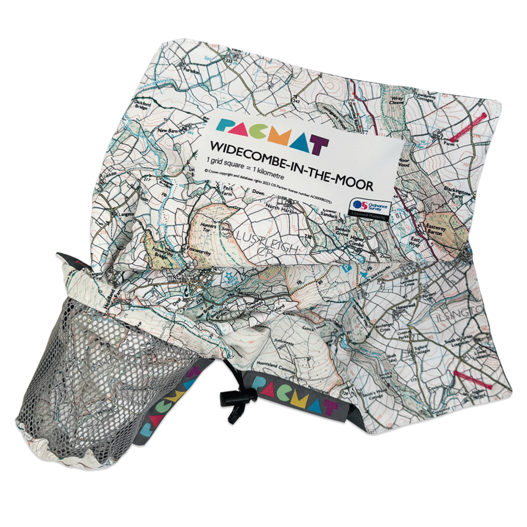 Thermal Widecombe-in-the-moor OS Explorer map print – Rubbastuff