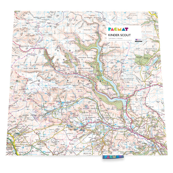 Thermal Sit Mat Kinder Scout OS Explorer map print – Rubbastuff